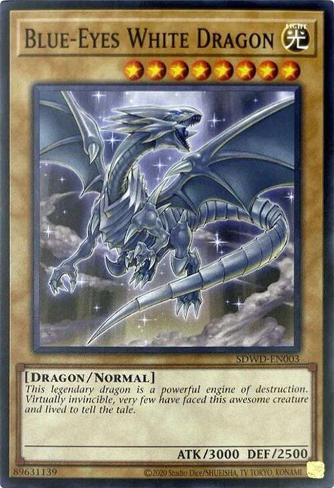 YuGiOh Blue-Eyes White Destiny Structure Deck Common / Short Print Blue ...