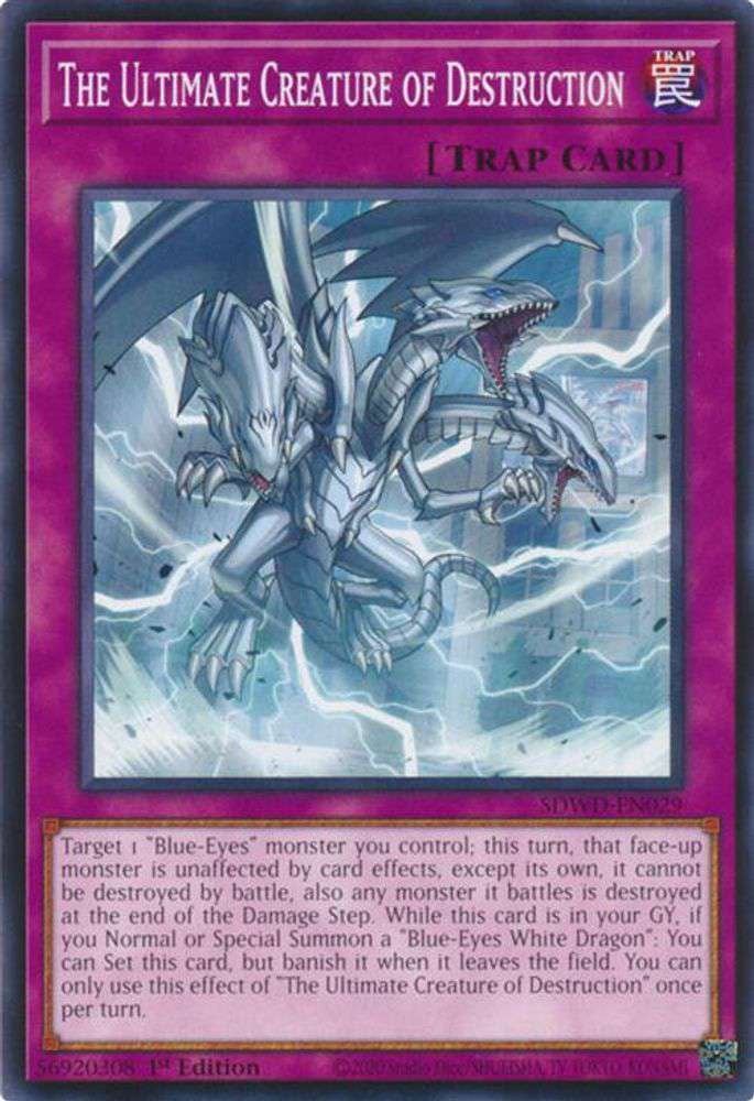 YuGiOh Blue-Eyes White Destiny Structure Deck Common / Short Print The ...