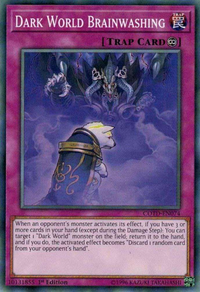 YuGiOh Code of the Duelist Common Dark World Brainwashing COTD-EN074 - Walmart.com