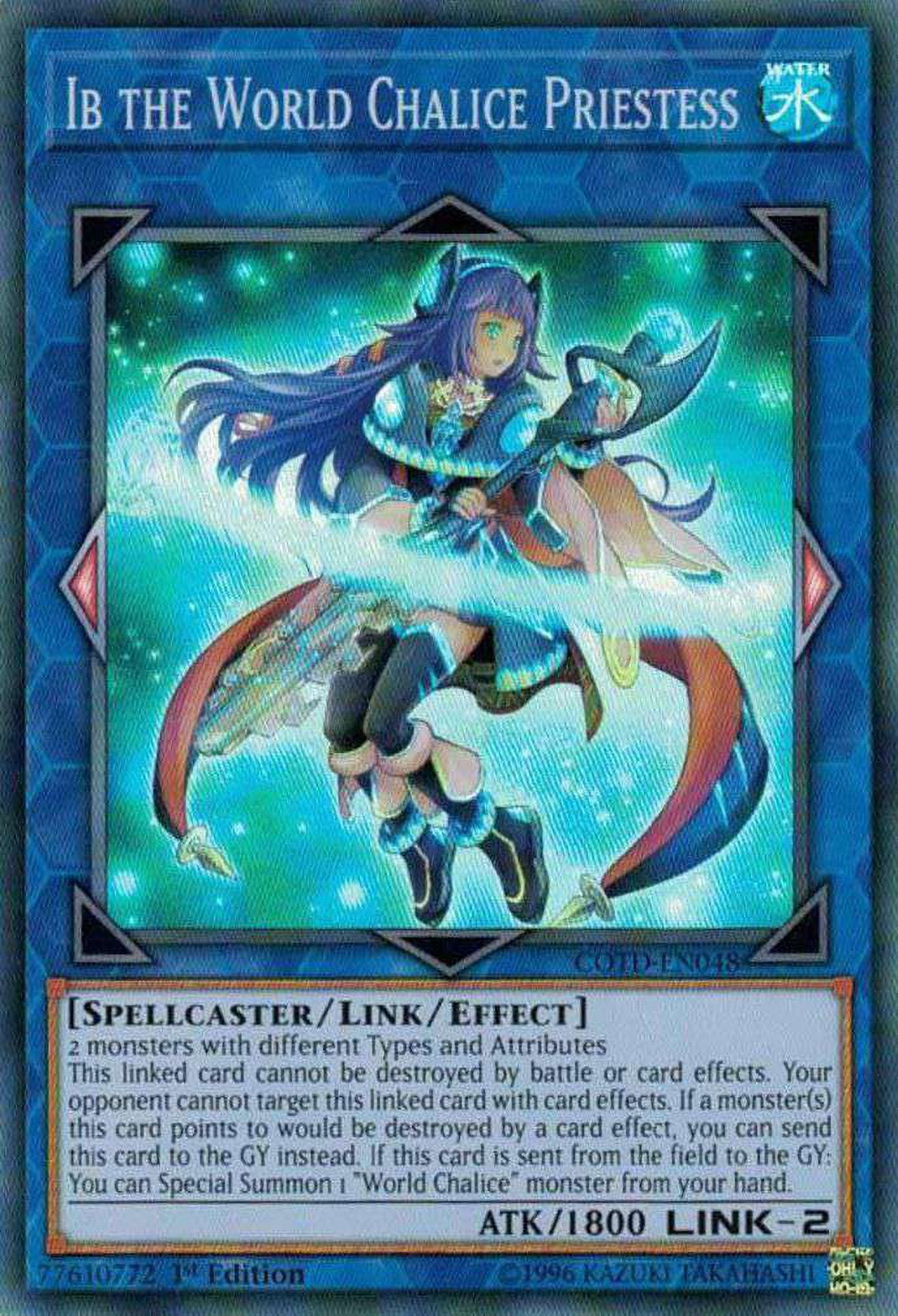 YuGiOh Code of the Duelist Super Rare Ib the World Chalice Priestess ...