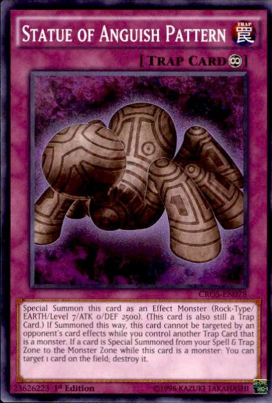 YuGiOh Crossed Souls Common Statue of Anguish Pattern CROS-EN078 ...