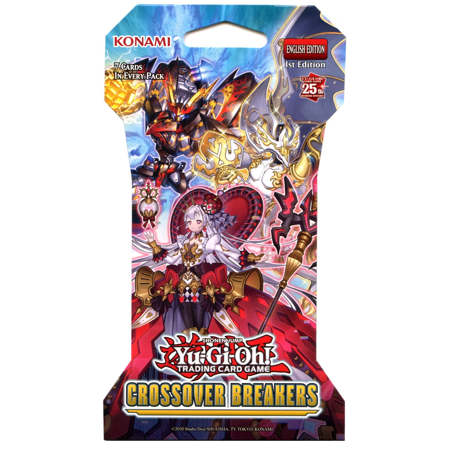 YuGiOh Crossover Breakers SLEEVED Booster Pack (7 Cards) - Walmart.com