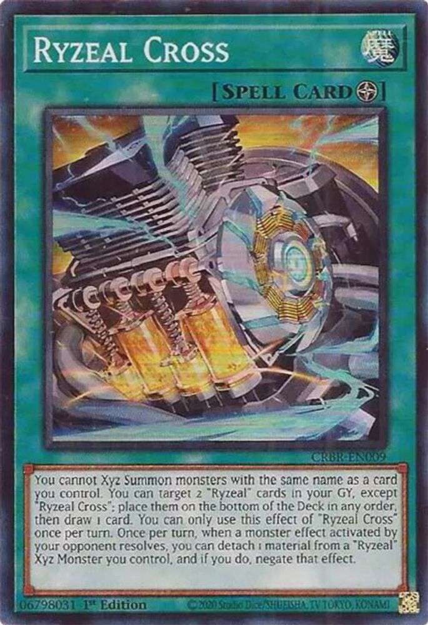 YuGiOh Crossover Breakers Super Rare Ryzeal Cross CRBR-EN009 - Walmart.com