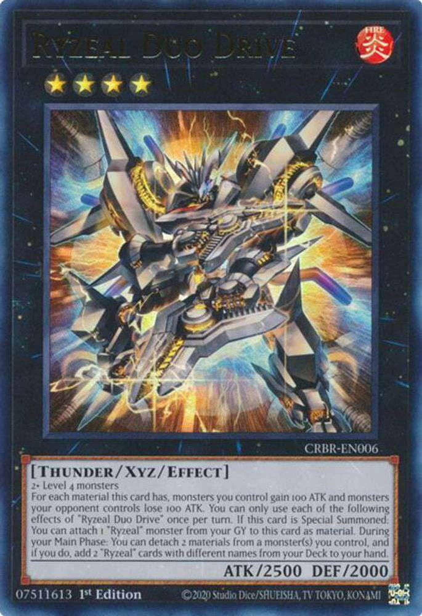 YuGiOh Crossover Breakers Ultra Rare Ryzeal Duo Drive CRBR-EN006 - Walmart.com