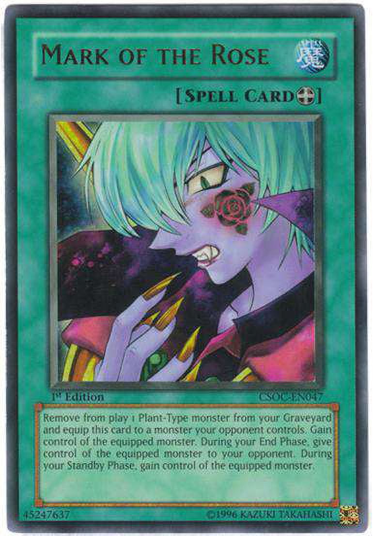 YuGiOh Crossroads of Chaos Ultra Rare Mark of the Rose CSOC-EN047 ...