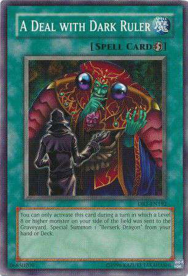 YuGiOh Dark Revelation 1 Common A Deal with Dark Ruler DR1-EN192 ...