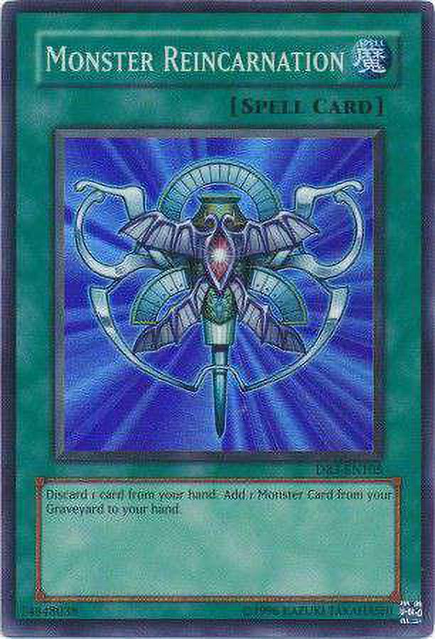 YuGiOh Dark Revelation 3 Super Rare Monster Reincarnation DR3-EN105 ...