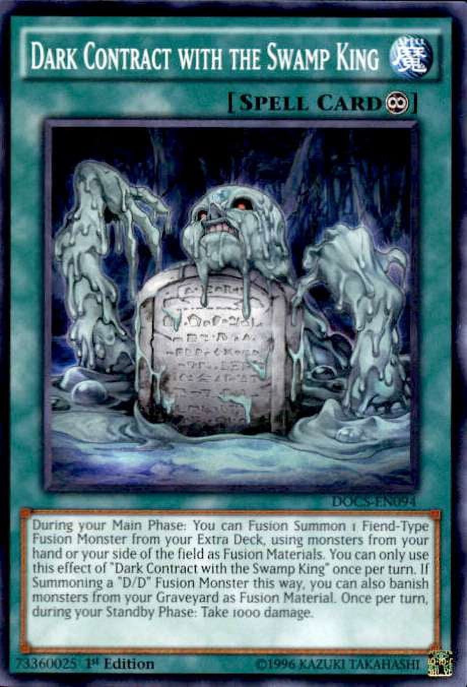 YuGiOh Dimension of Chaos Common Dark Contract with the Swamp King DOCS ...