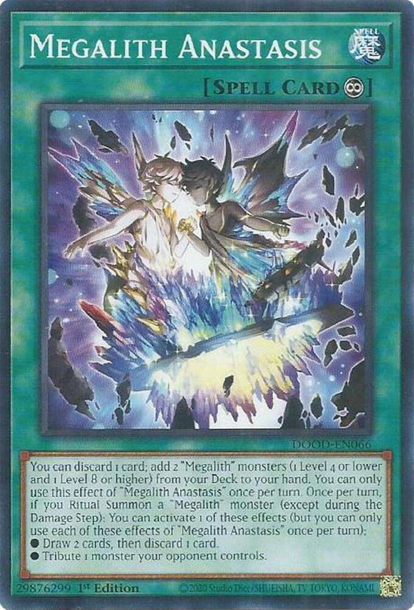 YuGiOh Doom of Dimensions Common Megalith Anastasis DOOD-EN066 ...