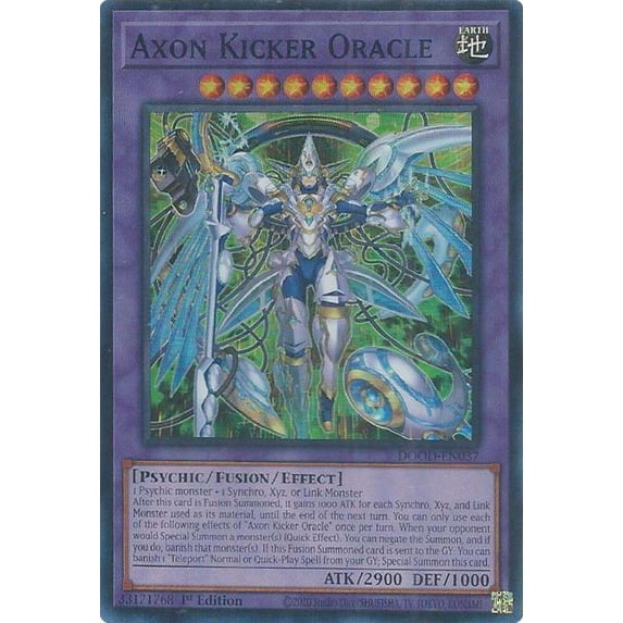 YuGiOh Doom of Dimensions Super Rare Axon Kicker Oracle DOOD-EN037 ...