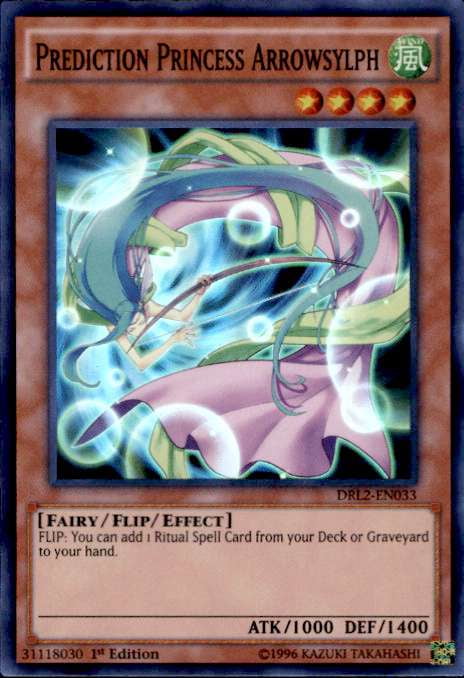 YuGiOh Dragons of Legend 2 Super Rare Prediction Princess Arrowsylph DRL2-EN033 - Walmart.com