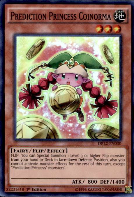 YuGiOh Dragons of Legend 2 Super Rare Prediction Princess Coinorma DRL2 ...