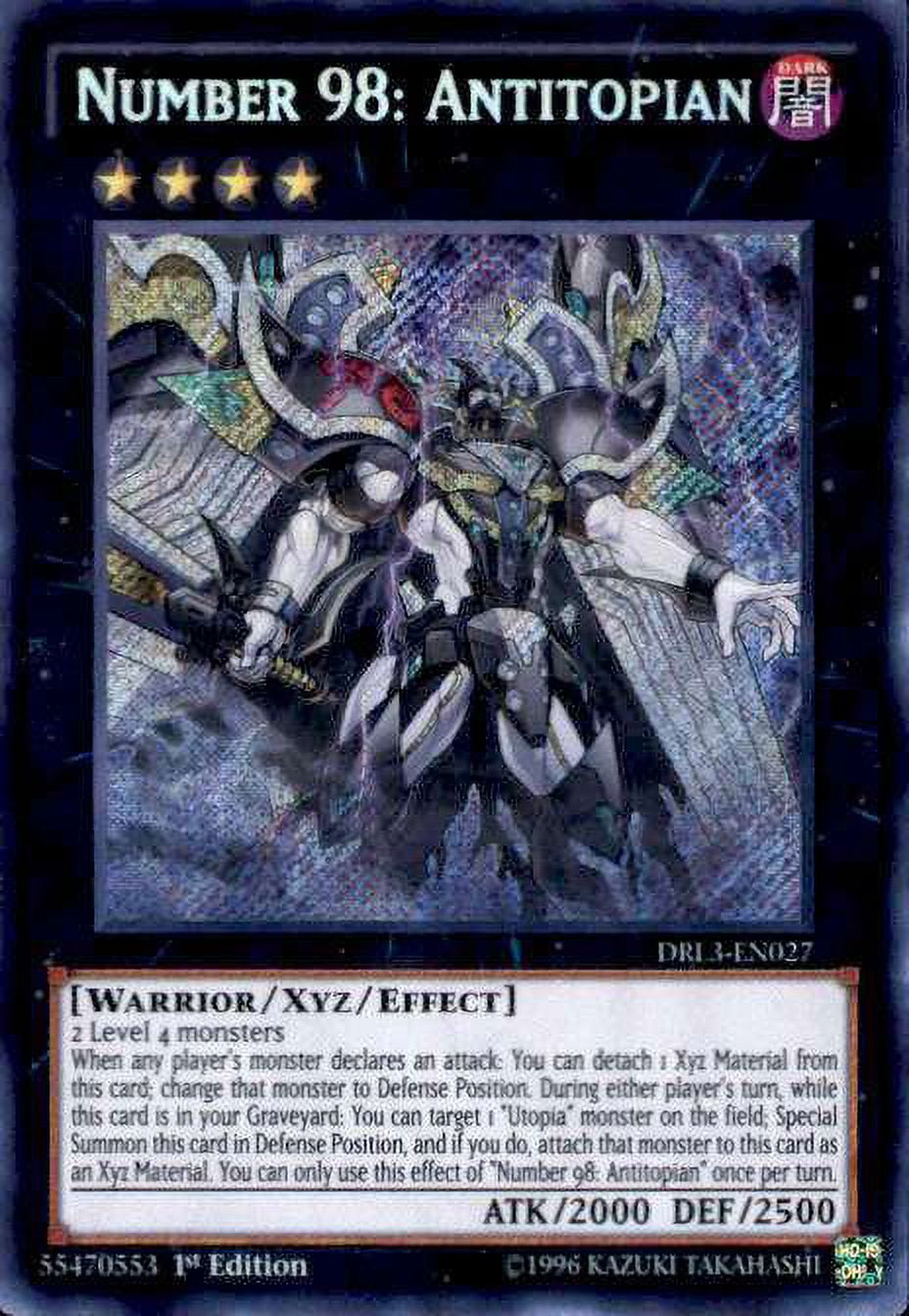 YuGiOh Dragons of Legend: Unleashed Secret Rare Number 98: Antitopian ...