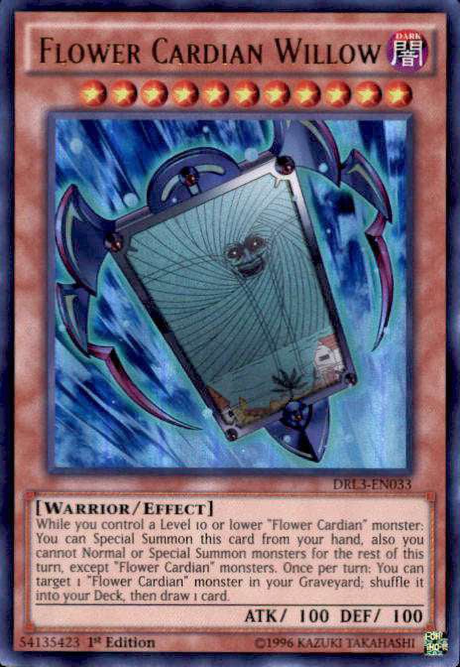 YuGiOh Dragons of Legend: Unleashed Ultra Rare Flower Cardian Willow ...