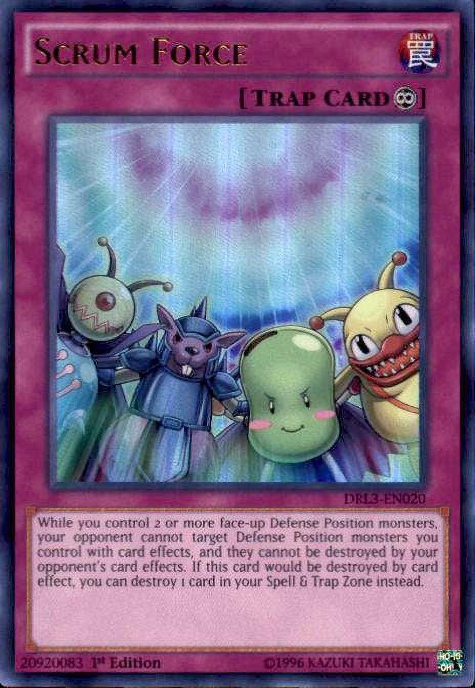 YuGiOh Dragons of Legend: Unleashed Ultra Rare Scrum Force DRL3-EN020 ...