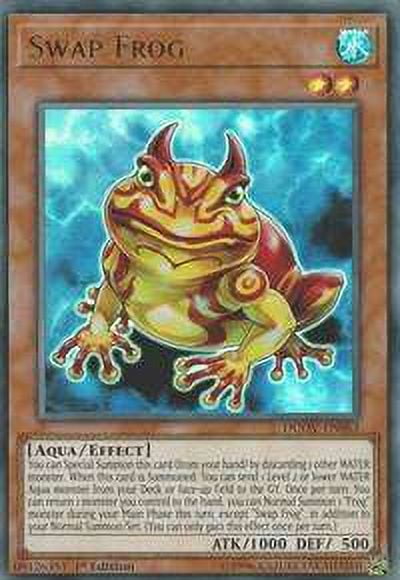 YuGiOh Duel Overload Ultra Rare Swap Frog DUOV-EN063 - Walmart.com