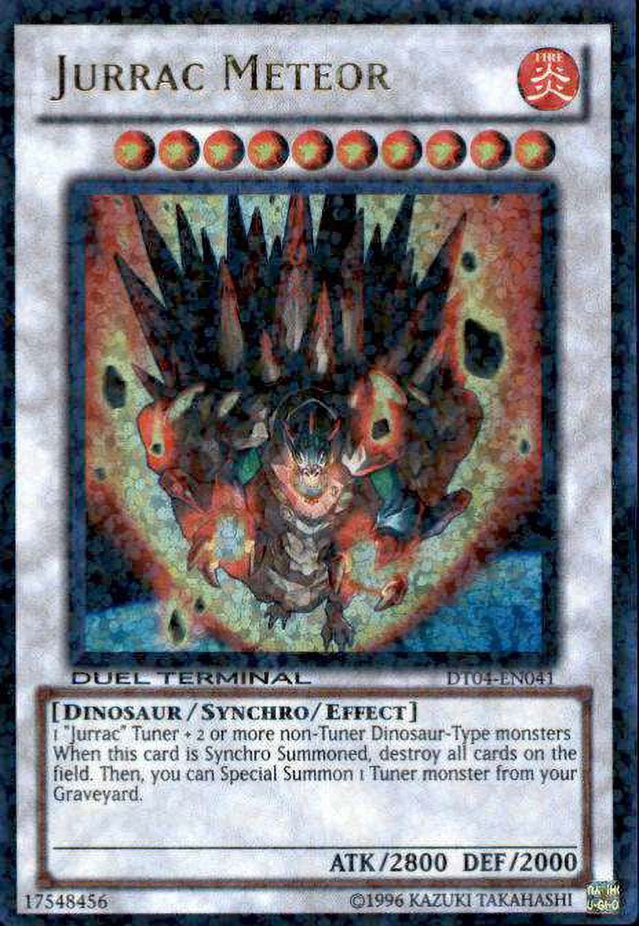 YuGiOh Duel Terminal 4 Duel Terminal Ultra Parallel Rare Jurrac Meteor ...