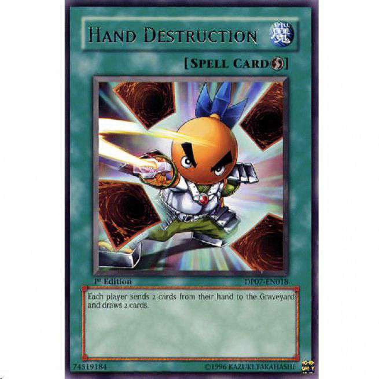 YuGiOh Duelist Pack Jesse Anderson Rare Hand Destruction DP07-EN018 ...