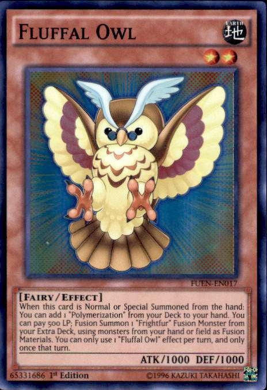 YuGiOh Fusion Enforcers Super Rare Fluffal Owl FUEN-EN017 - Walmart.com