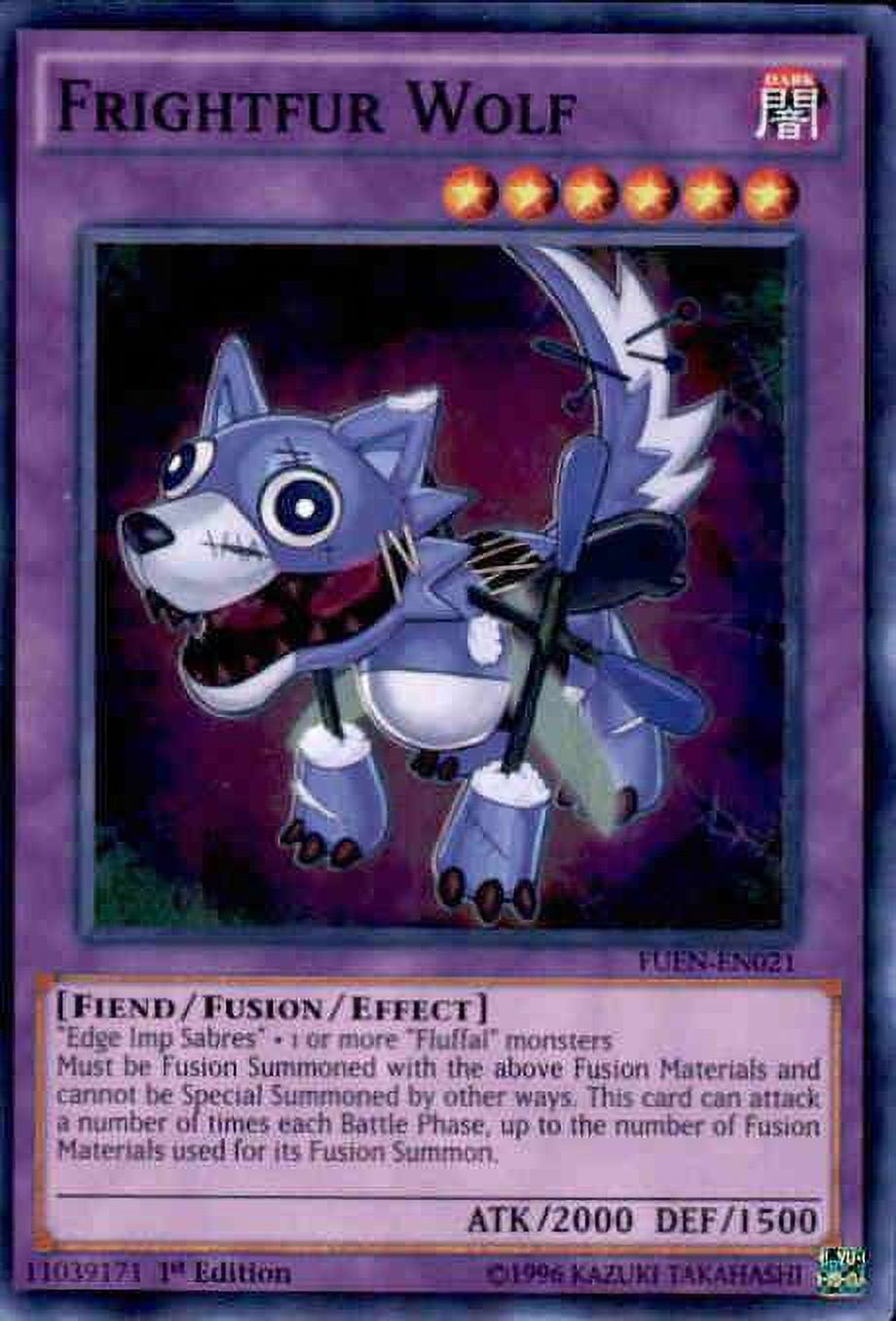 YuGiOh Fusion Enforcers Super Rare Frightfur Wolf FUEN-EN021 - Walmart.com