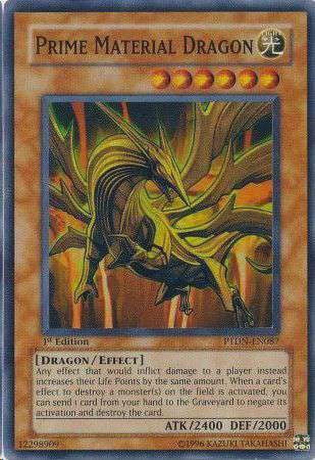 YuGiOh GX Phantom Darkness Super Rare Prime Material Dragon PTDN-EN087 ...