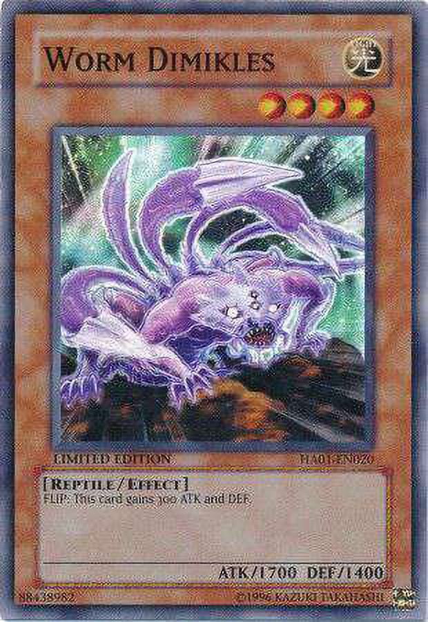 YuGiOh Hidden Arsenal 1 Super Rare Worm Dimikles HA01-EN020 - Walmart.com