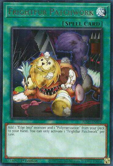 YuGiOh Justice Hunters Rare Frightfur Patchwork JUSH-EN015 - Walmart.com