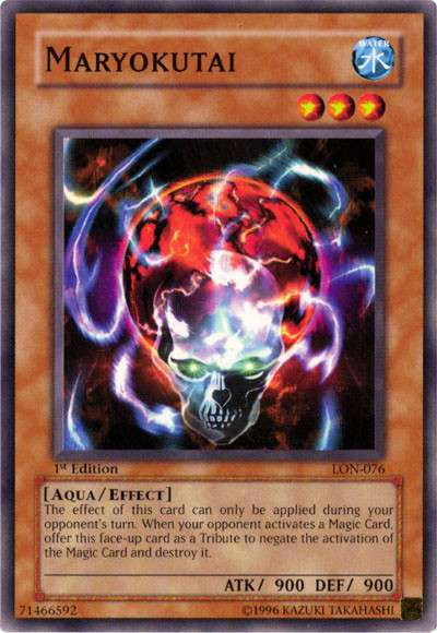YuGiOh Labyrinth of Nightmare Common Maryokutai LON-076 [1st Edition ...