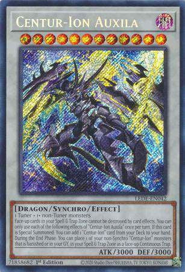 YuGiOh Legacy of Destruction Secret Rare Centur-Ion Auxila LEDE-EN042 ...