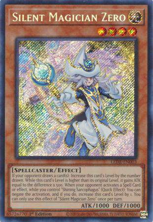 YuGiOh Legacy of Destruction Secret Rare Silent Magician Zero LEDE ...