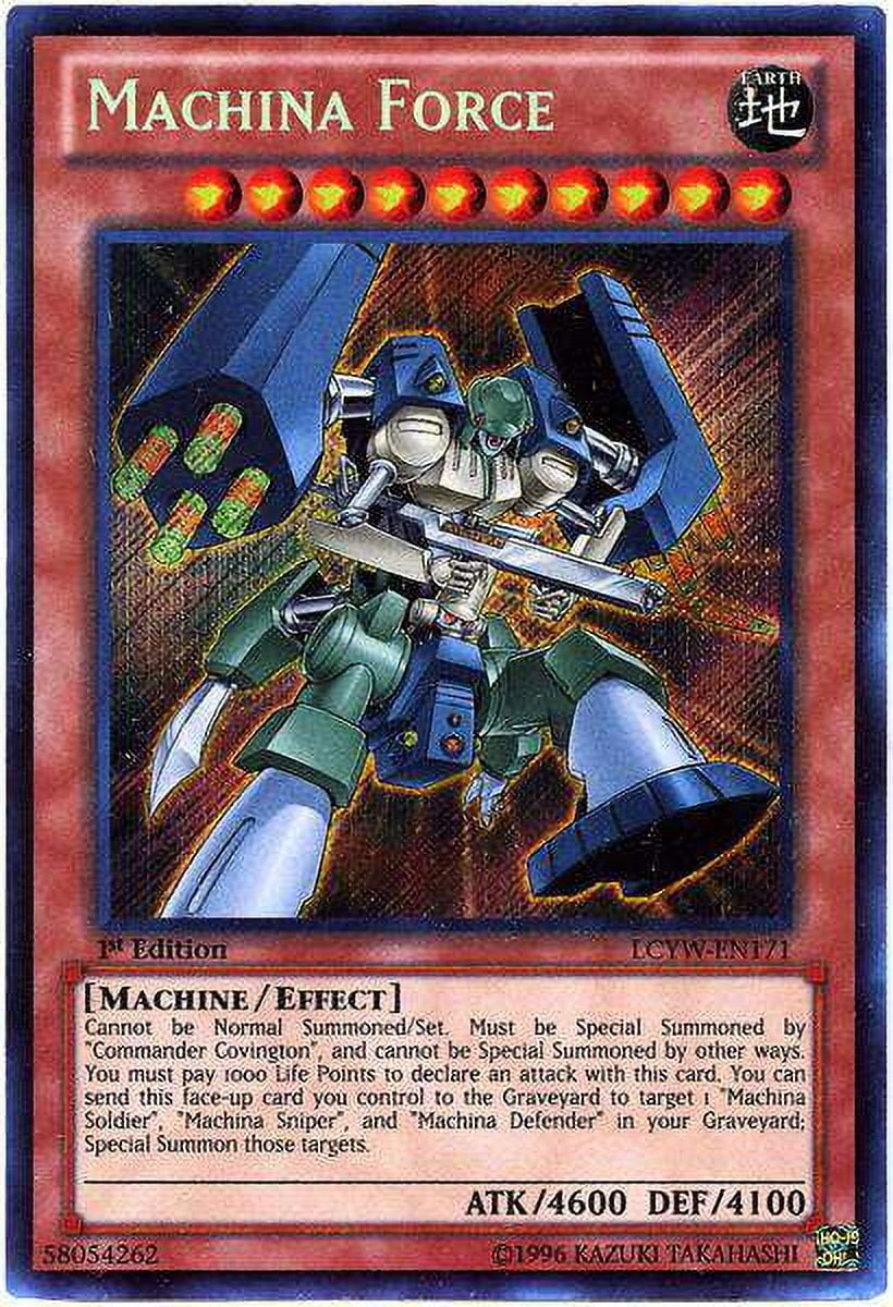 YuGiOh Legendary Collection 3 Secret Rare Machina Force LCYW-EN171 ...