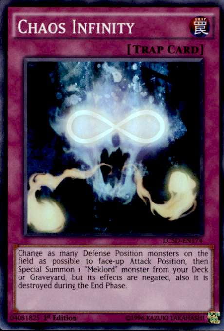 YuGiOh Legendary Collection Mega Pack Super Rare Chaos Infinity LC5D ...