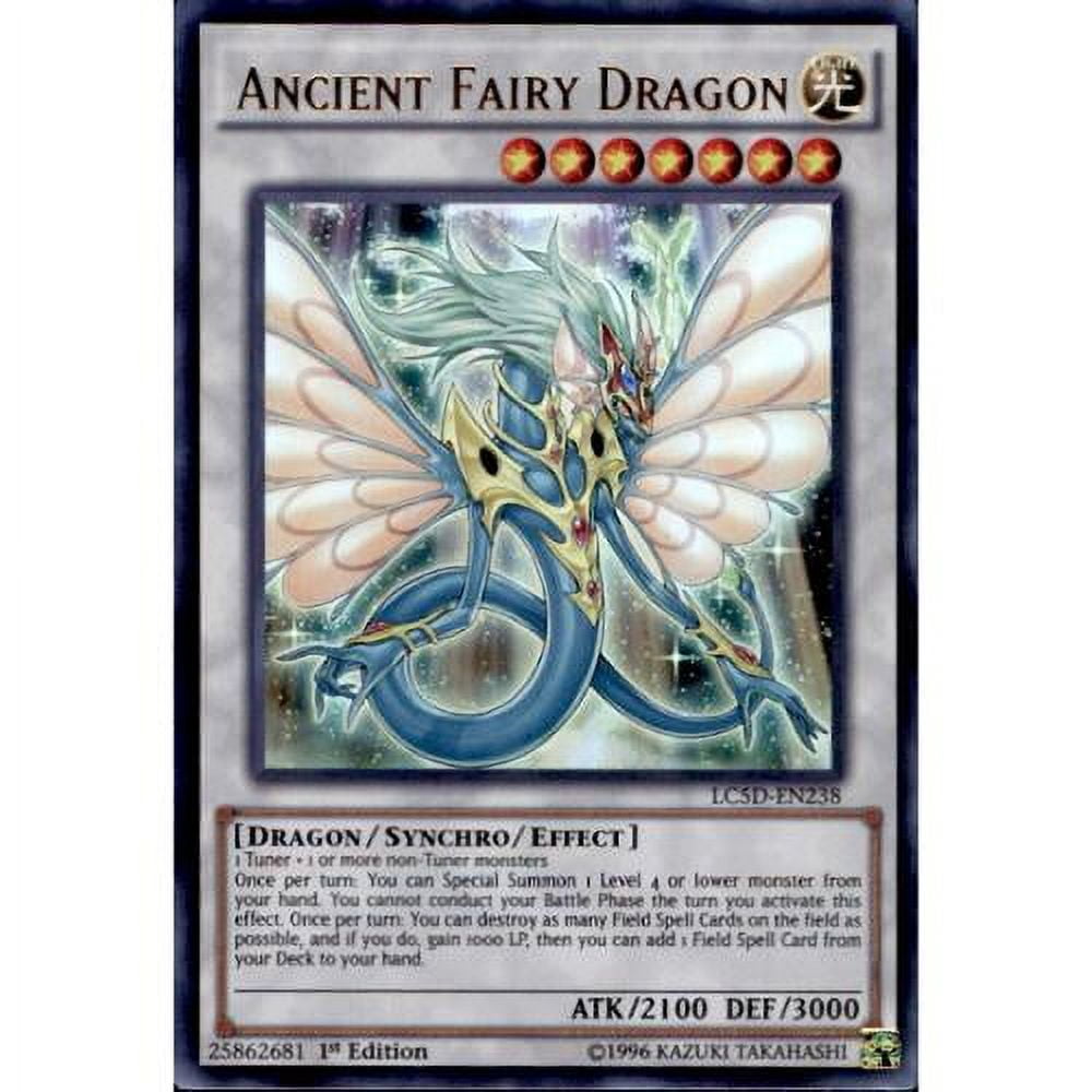 YuGiOh Legendary Collection Mega Pack Ultra Rare Ancient Fairy Dragon ...