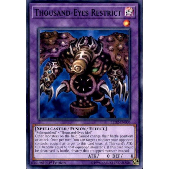 YuGiOh Legendary Duelists: Ancient Millennium Common Thousand-Eyes ...