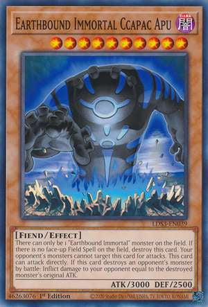 YuGiOh Legendary Duelists: Season 3 Common Earthbound Immortal Ccapac ...