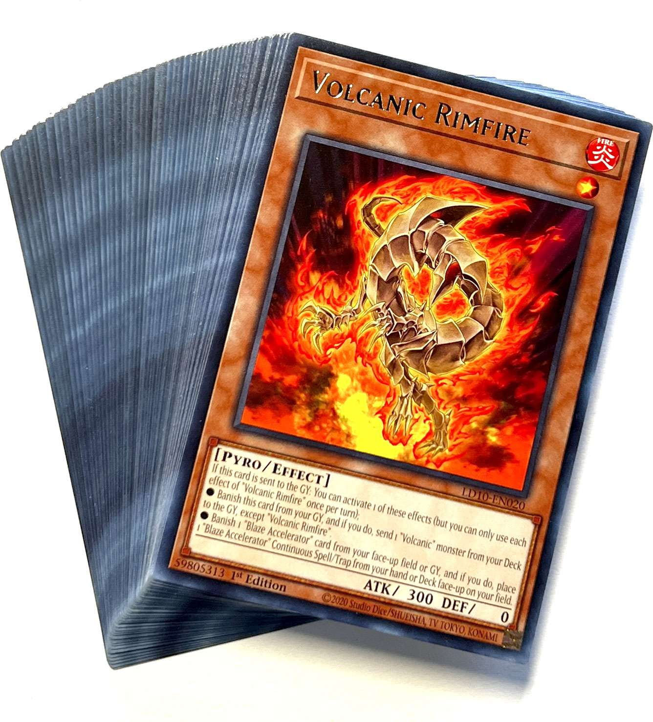 YuGiOh Legendary Duelists: Soulburning Volcano 10 Rare & 40 Common Lot ...
