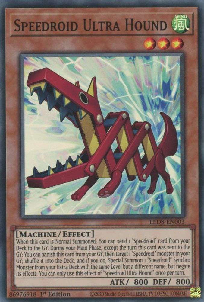 YuGiOh Legendary Duelists: Synchro Storm Super Rare Speedroid Ultra ...