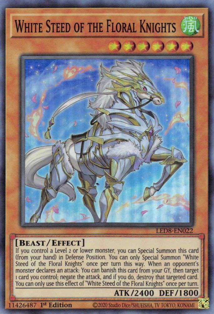 YuGiOh Legendary Duelists: Synchro Storm Super Rare White Steed of the ...