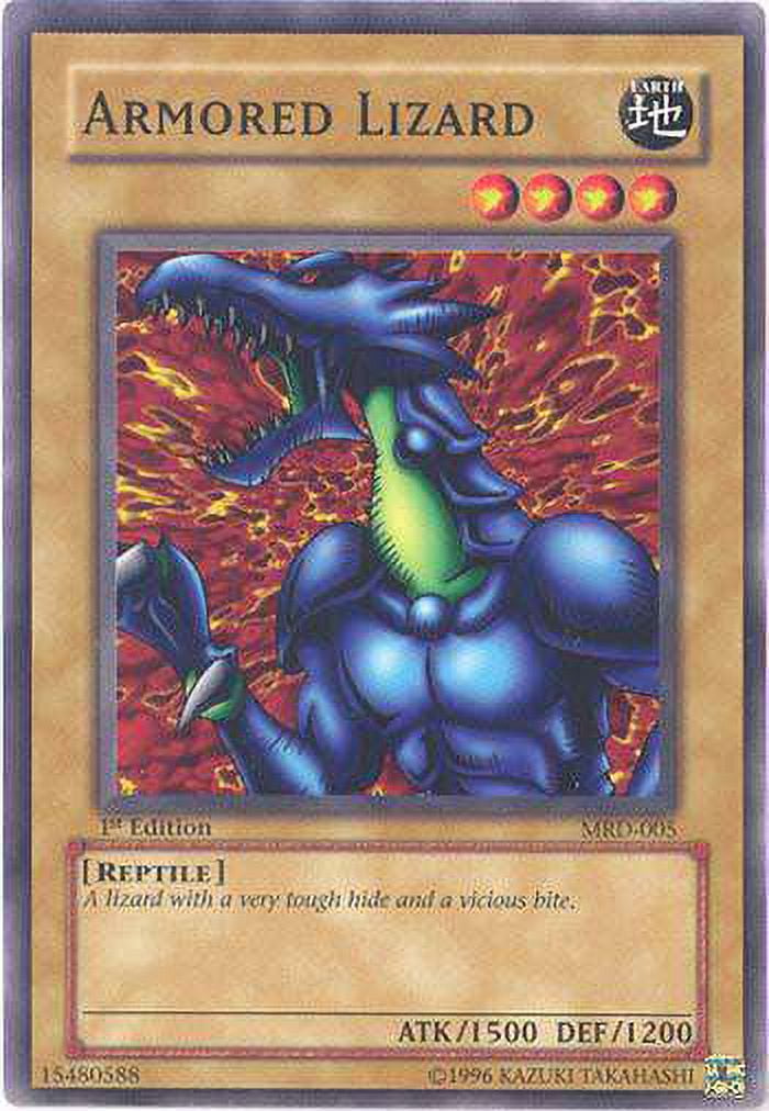 YuGiOh Metal Raiders Common Armored Lizard MRD-005 - Walmart.com