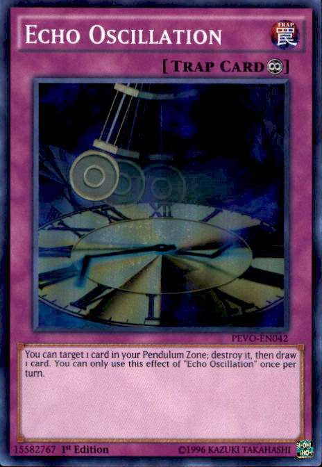 YuGiOh Pendulum Evolution Super Rare Echo Oscillation PEVO-EN042 - Walmart.com