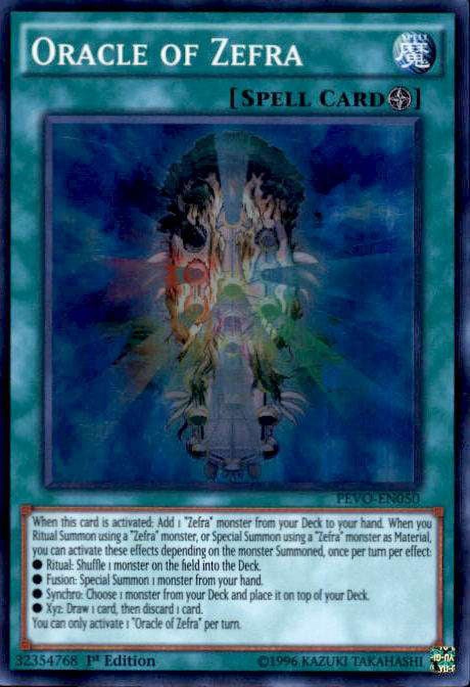 YuGiOh Pendulum Evolution Super Rare Oracle of Zefra PEVO-EN050 ...