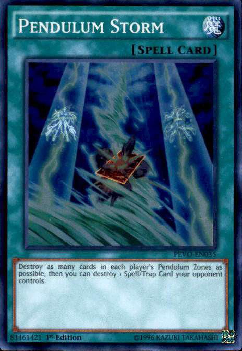 YuGiOh Pendulum Evolution Super Rare Pendulum Storm PEVO-EN035 - Walmart.com