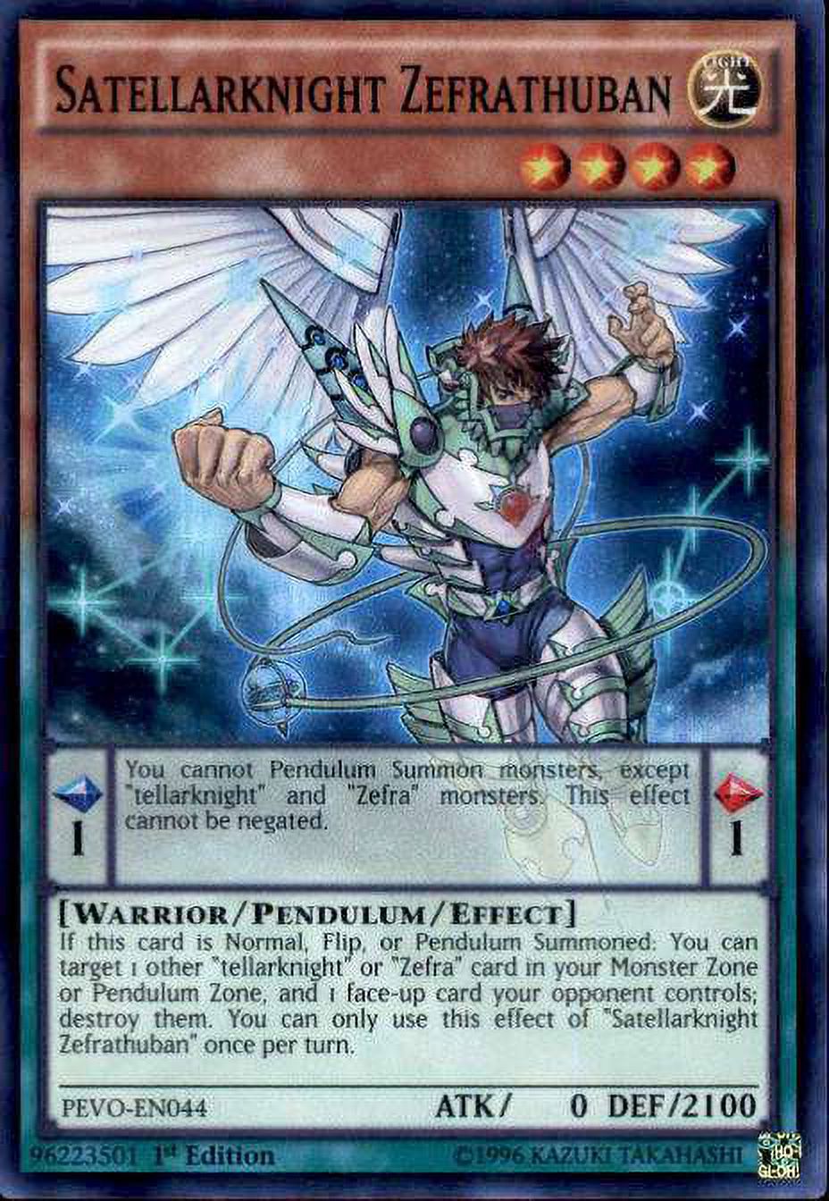 YuGiOh Pendulum Evolution Super Rare Satellarknight Zefrathuban PEVO-EN044 - Walmart.com