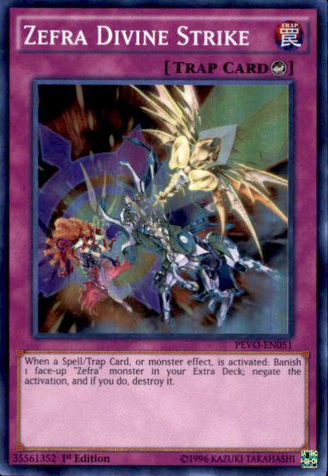 YuGiOh Pendulum Evolution Super Rare Zefra Divine Strike PEVO-EN051 - Walmart.com