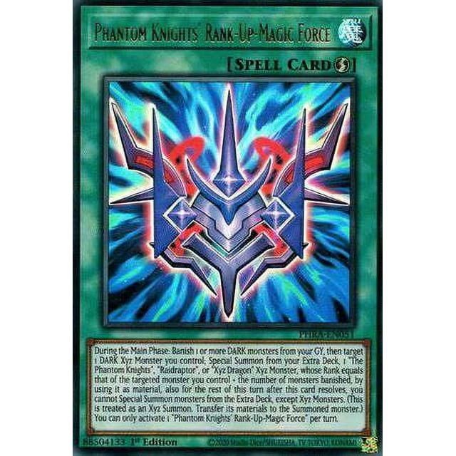 YuGiOh Phantom Rage Ultra Rare Phantom Knights' Rank-Up-Magic Force ...