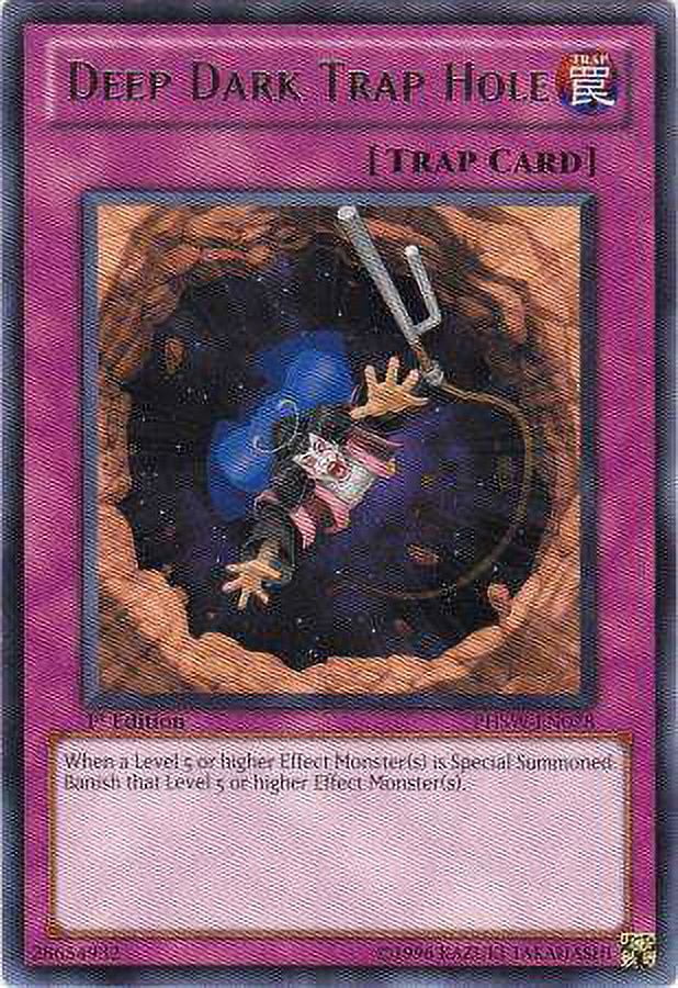 YuGiOh Photon Shockwave Rare Deep Dark Trap Hole PHSW-EN078 - Walmart.com