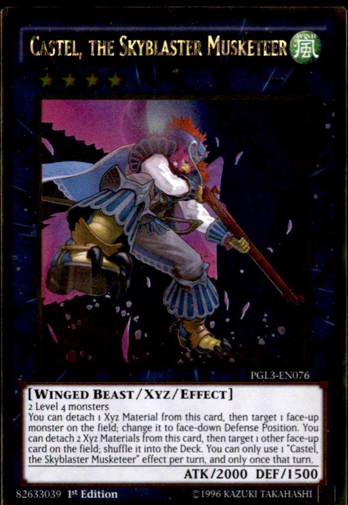 YuGiOh Premium Gold: Infinite Gold Gold Rare Castel, the Skyblaster ...