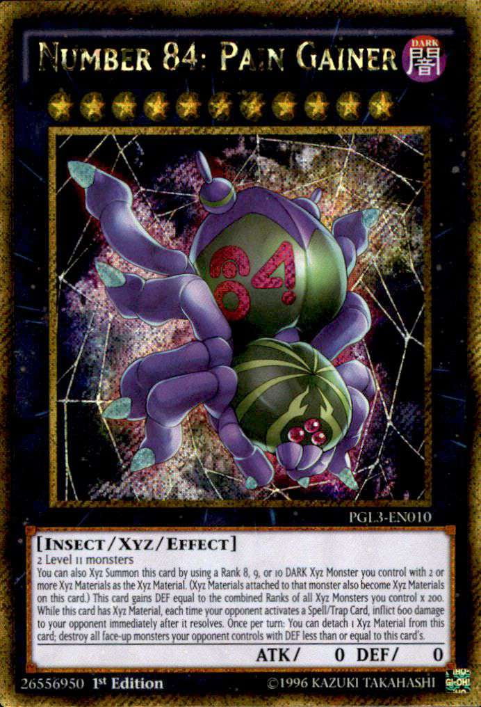 YuGiOh Premium Gold: Infinite Gold Gold Secret Rare Number 84: Pain ...