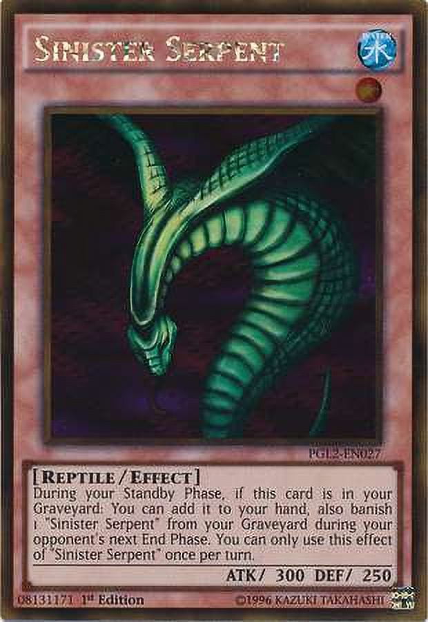 YuGiOh Premium Gold: Return of the Bling Gold Rare Sinister Serpent ...