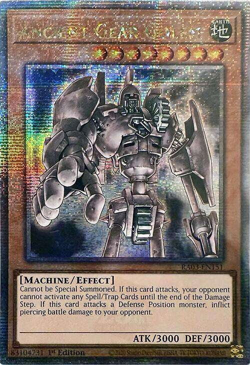 YuGiOh Quarter Century Bonanza Quarter Century Secret Rare Ancient Gear ...